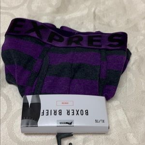 Express Underwear & Socks | Mens Solid Sport Trunk Boxer Shorts Blue ...